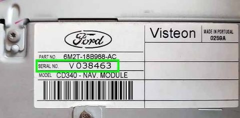 Ford Code from Serial Number - Code-Busters - Car Radio Code Specialists