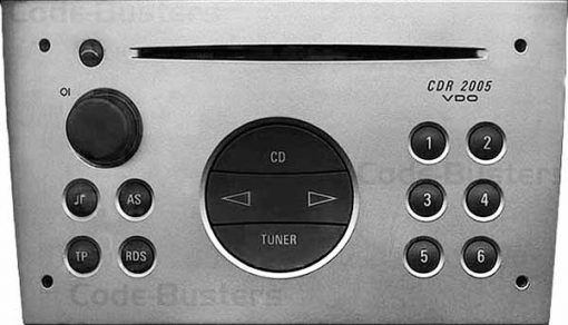 Siemens, VDO CDR 2005 - Code-Busters - Car Radio Code Specialists
